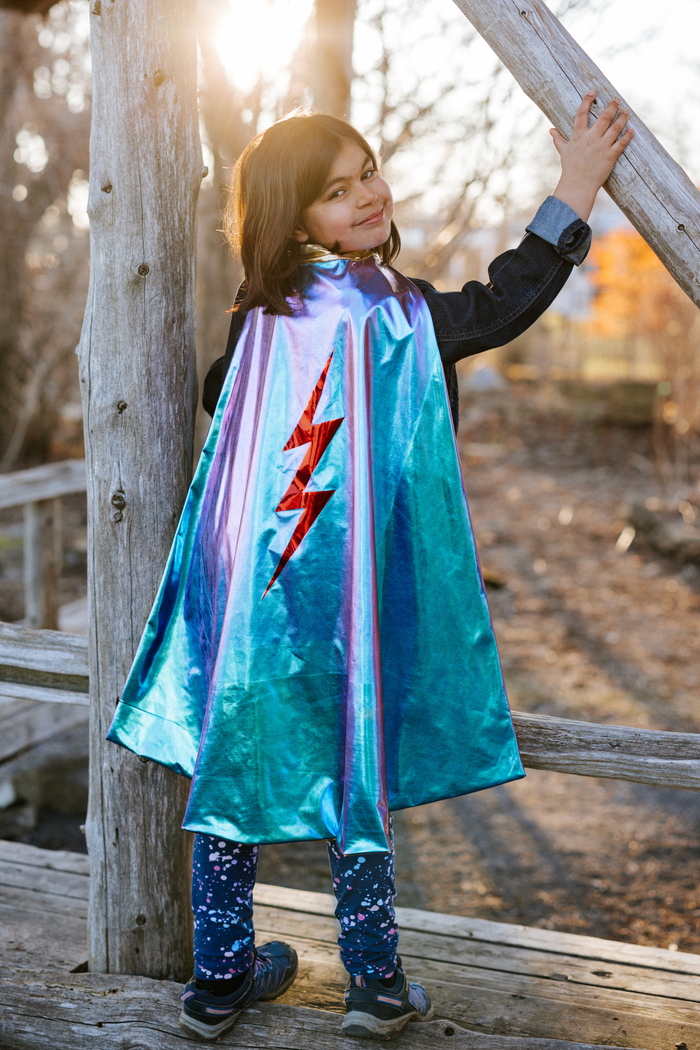 Blue Snow Queen Cape