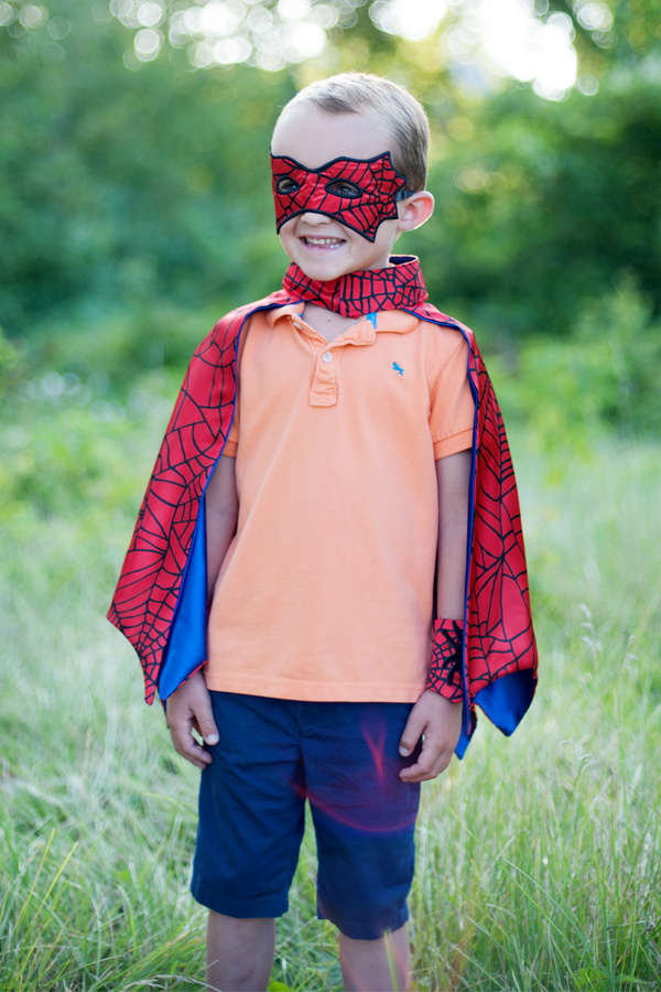 Spider Cape Set with Mask & Cuffs